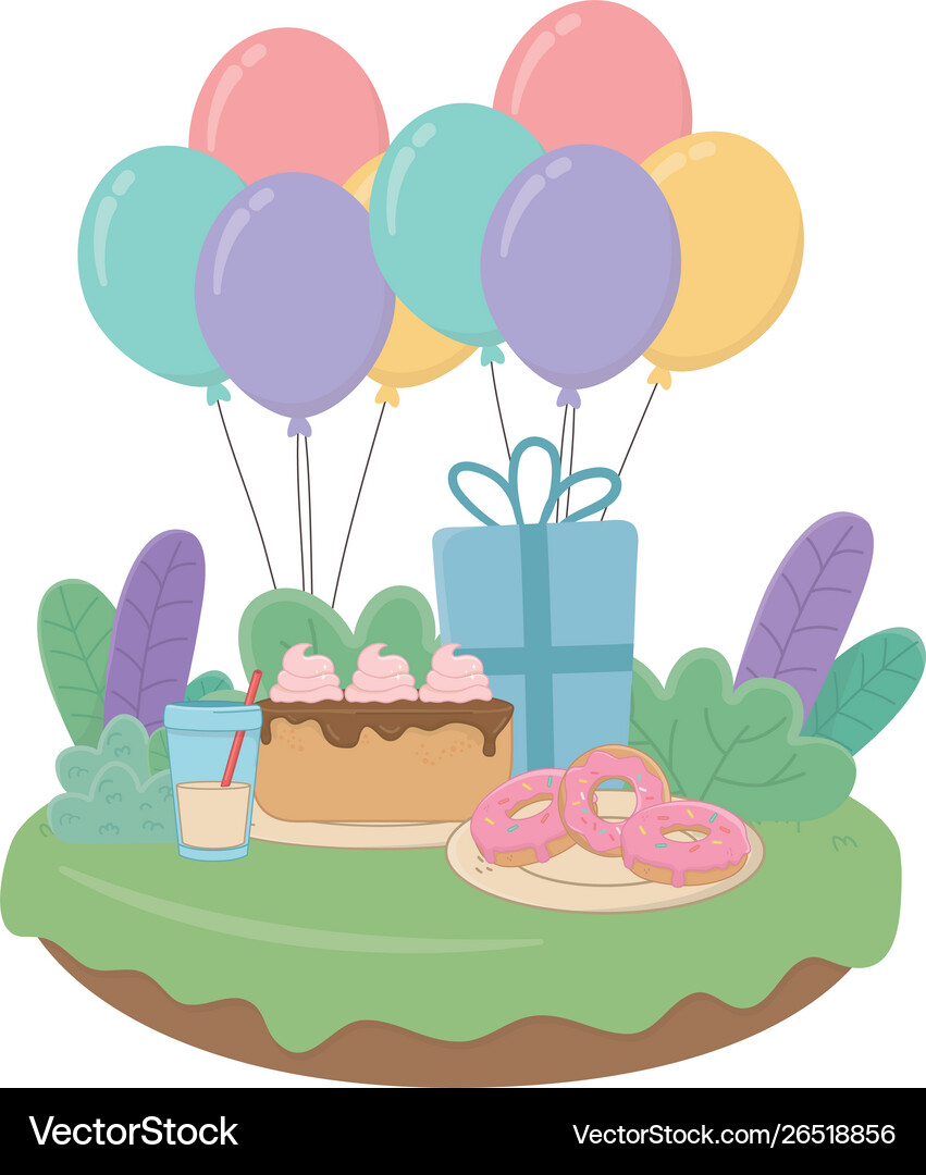Happy birthday surprise design Royalty Free Vector Image