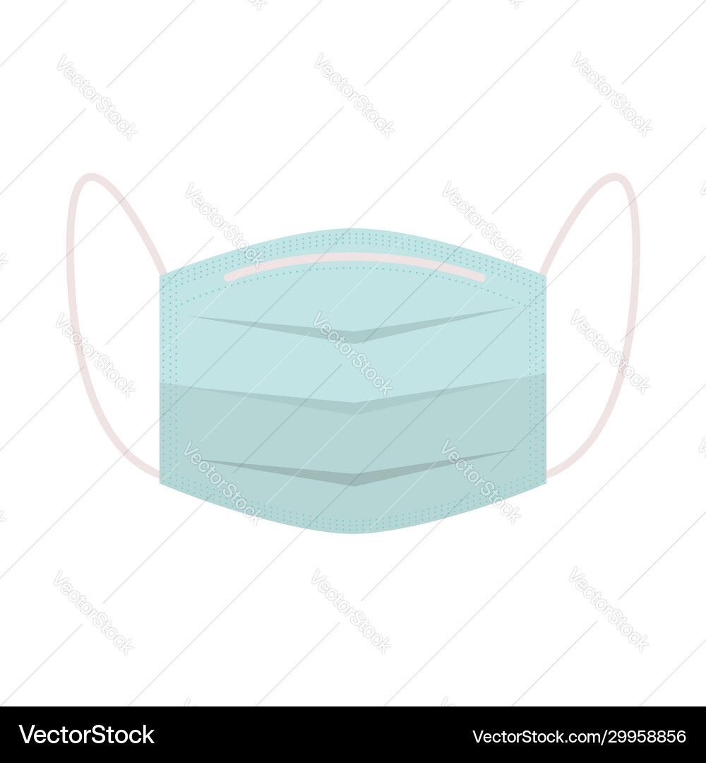 Medical mask to protect Royalty Free Vector Image