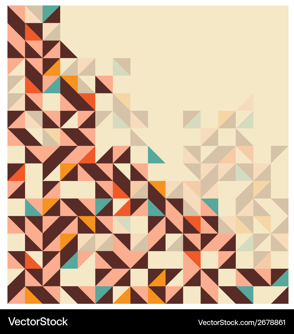 Abstract geometric Royalty Free Vector Image - VectorStock