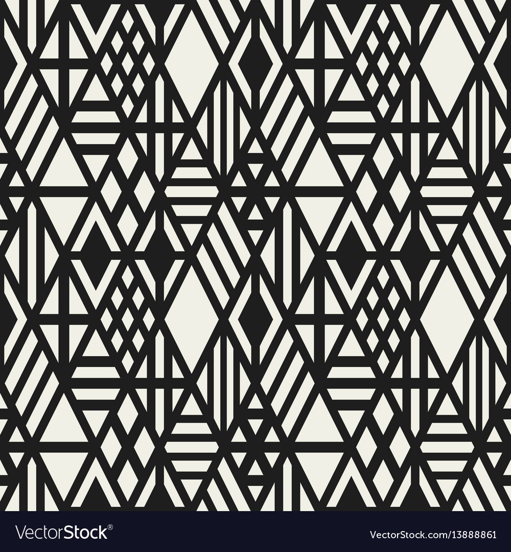 Geometric seamless pattern Royalty Free Vector Image