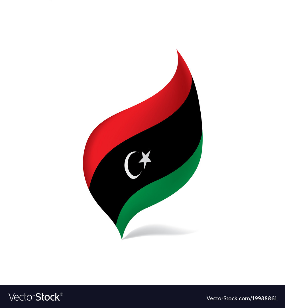 Libya flag Royalty Free Vector Image - VectorStock