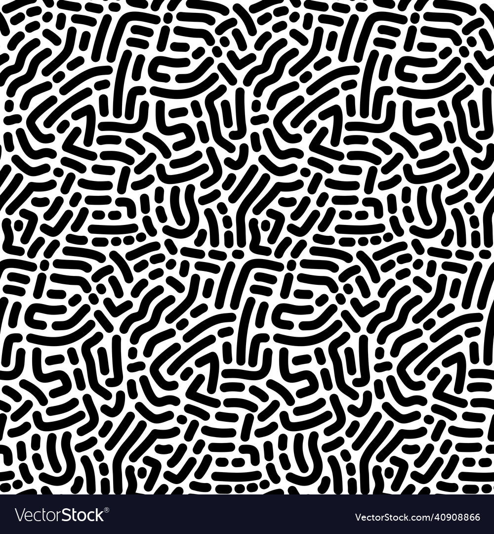 Stunning organic turing abstract seamless Vector Image