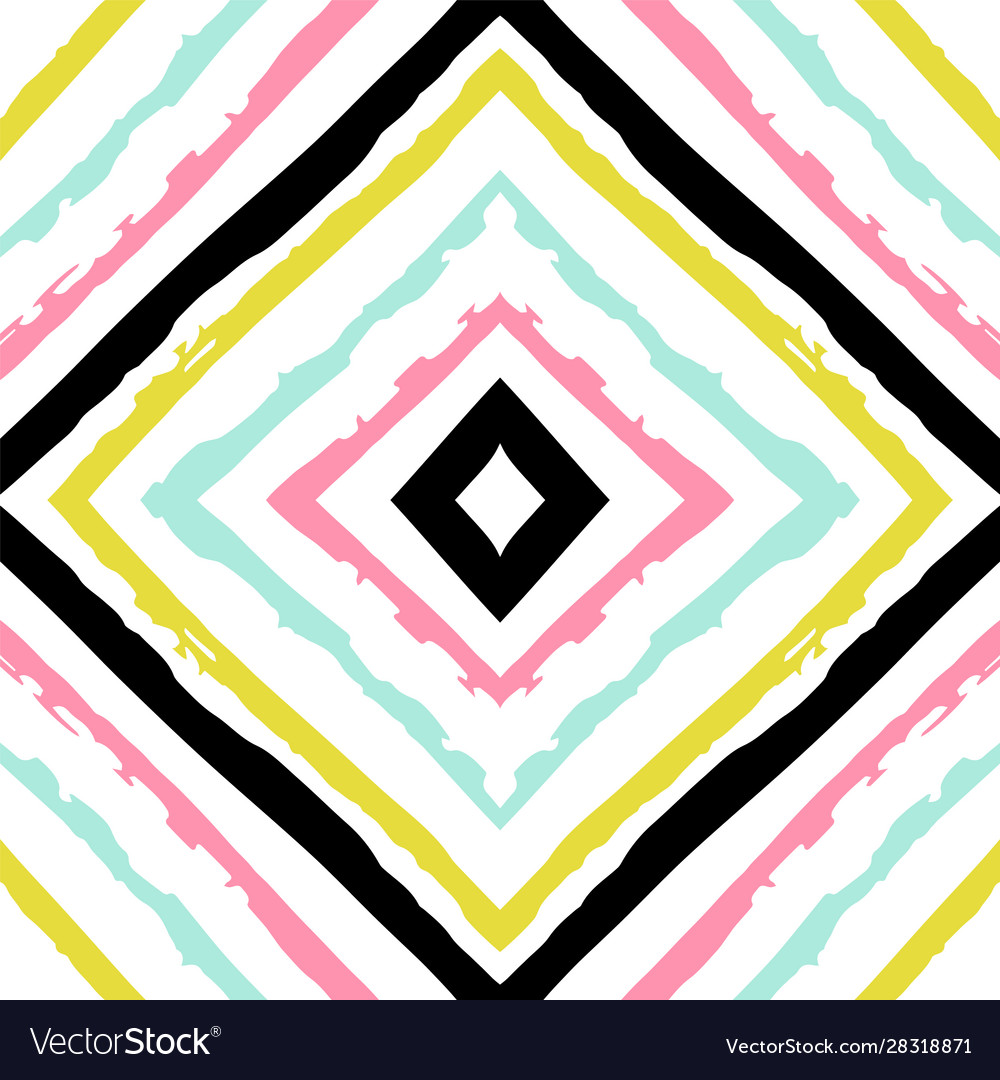 Blue abstract line seamless pattern Royalty Free Vector