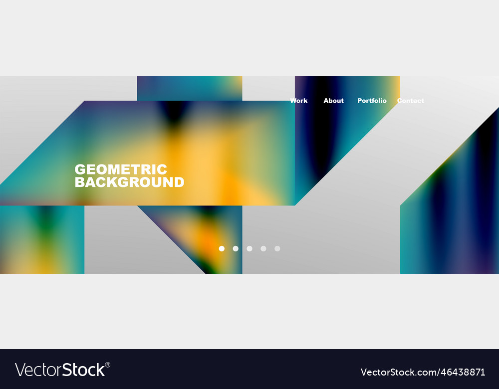 Dynamic lines triangles rectangles geometric Vector Image