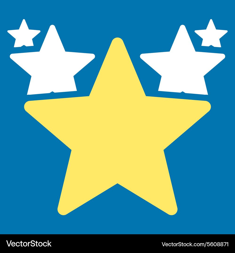 Hit parade icon from competition success bicolor Vector Image