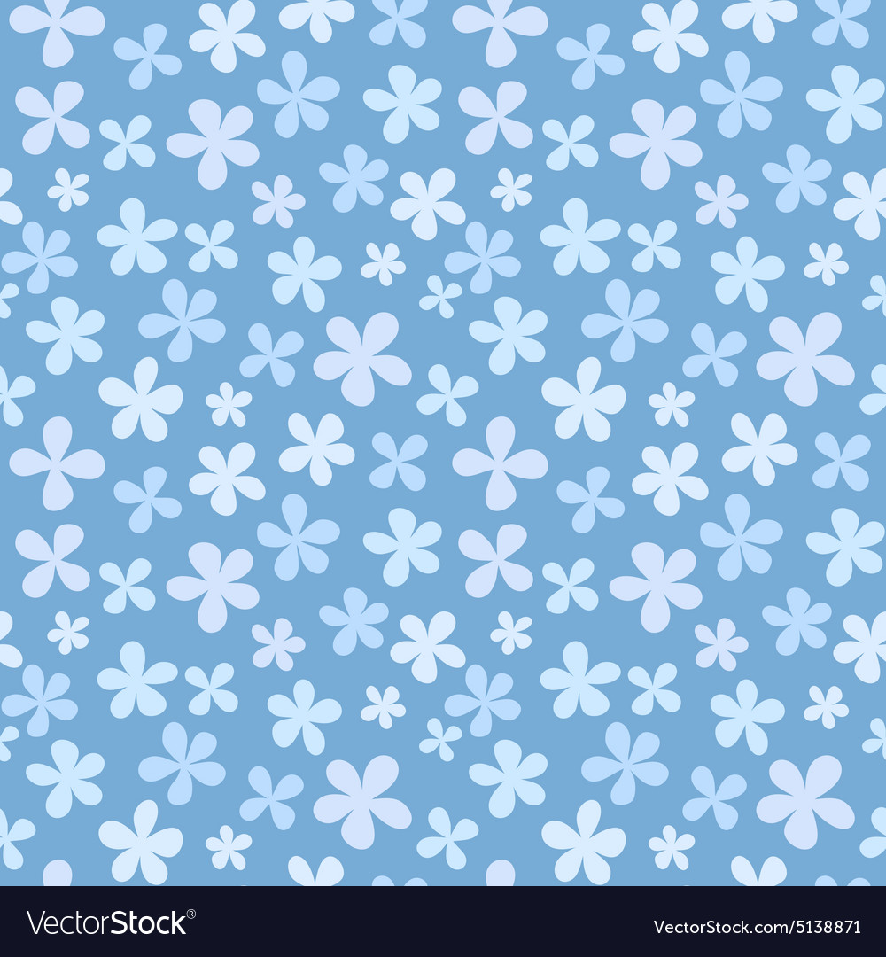 Seamless flower pattern Royalty Free Vector Image