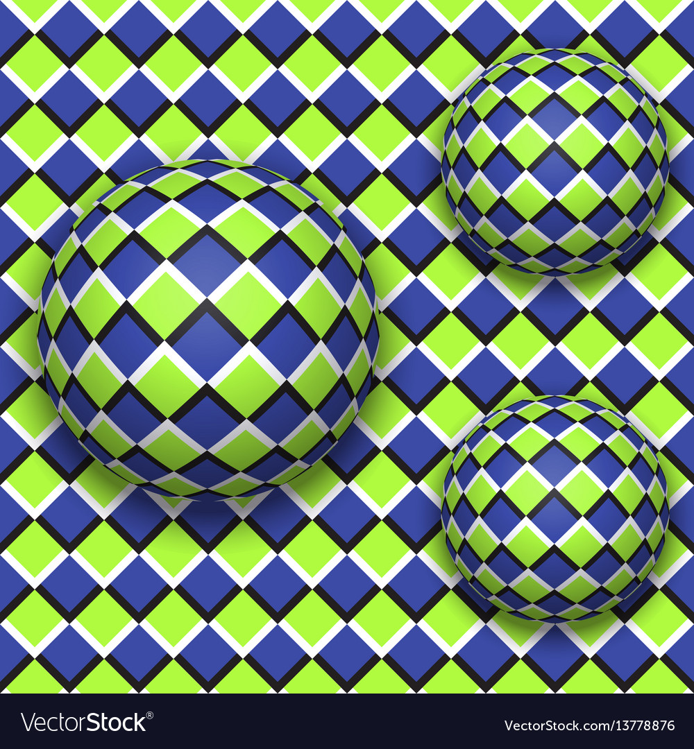 Balls roll down abstract seamless pattern with Vector Image