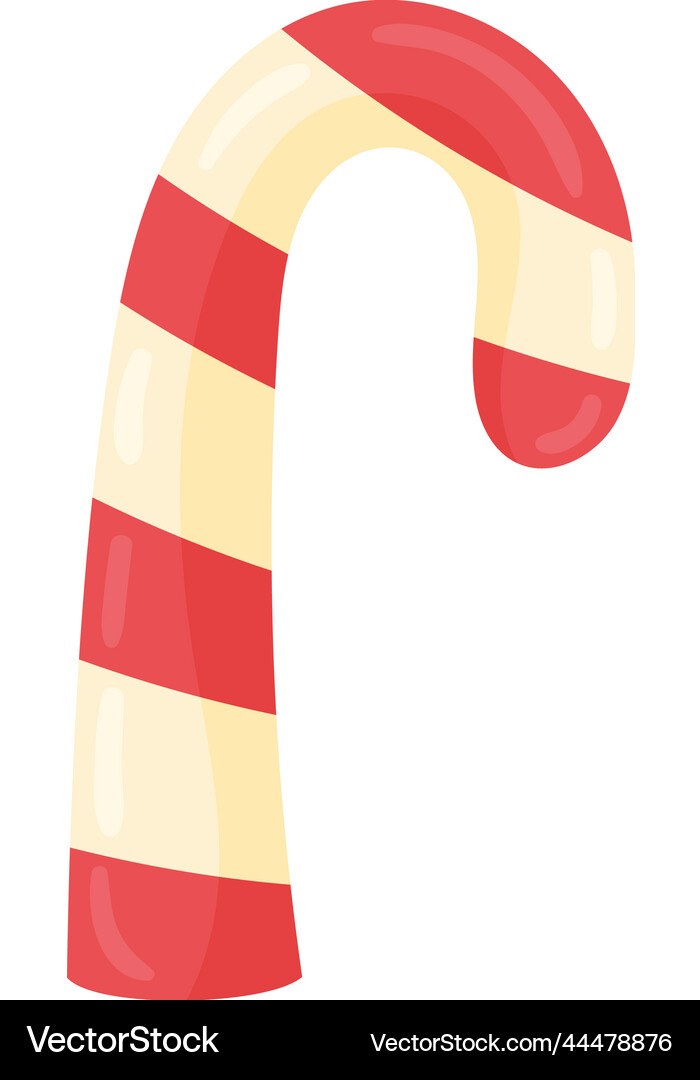 Merry christmas sweet cane Royalty Free Vector Image