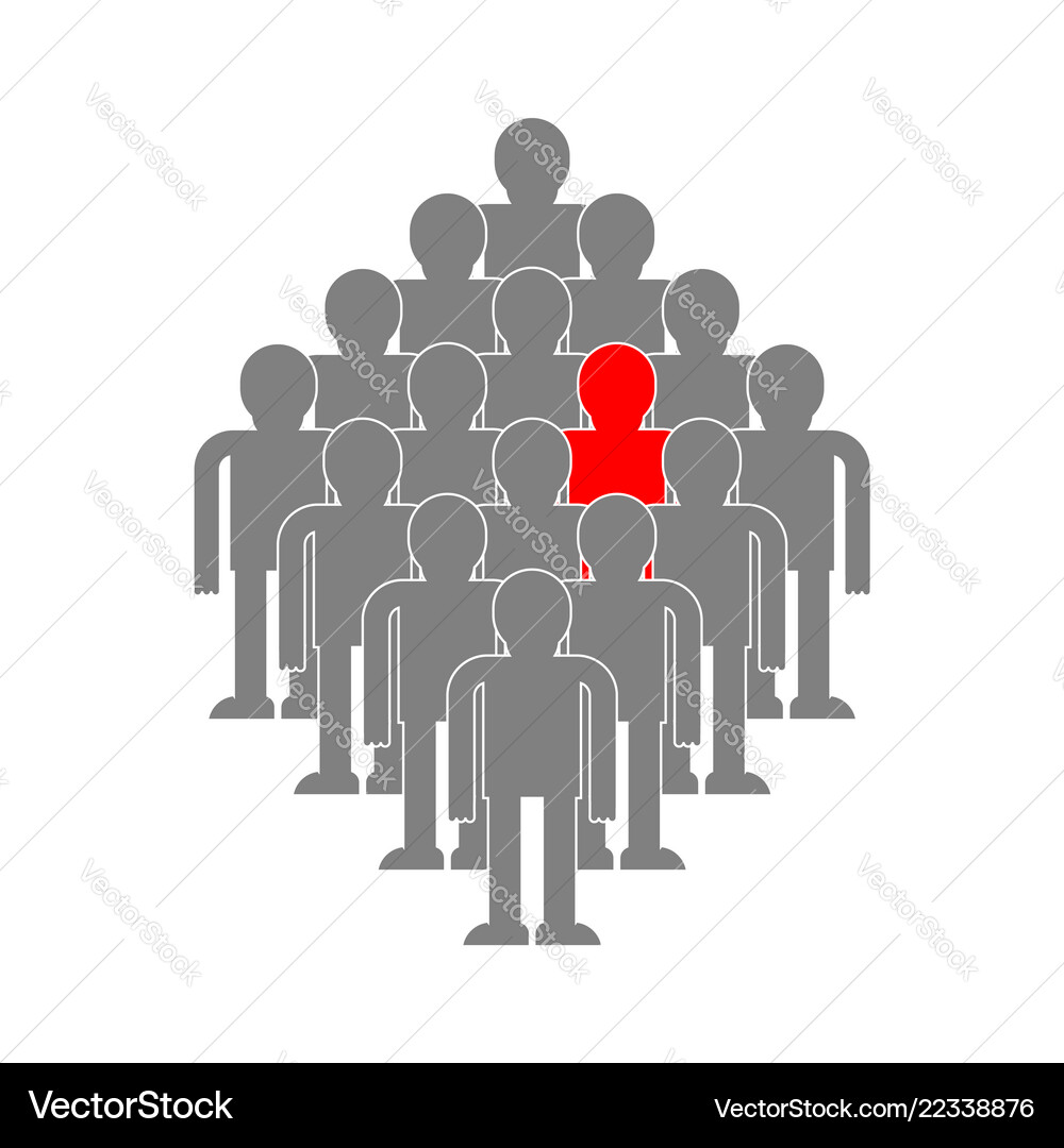 Selection of candidate concept recruiting agency Vector Image