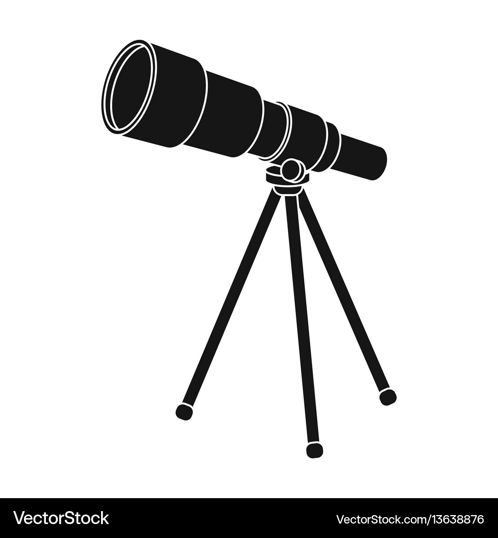 Telescope for schools device for astronomy Vector Image