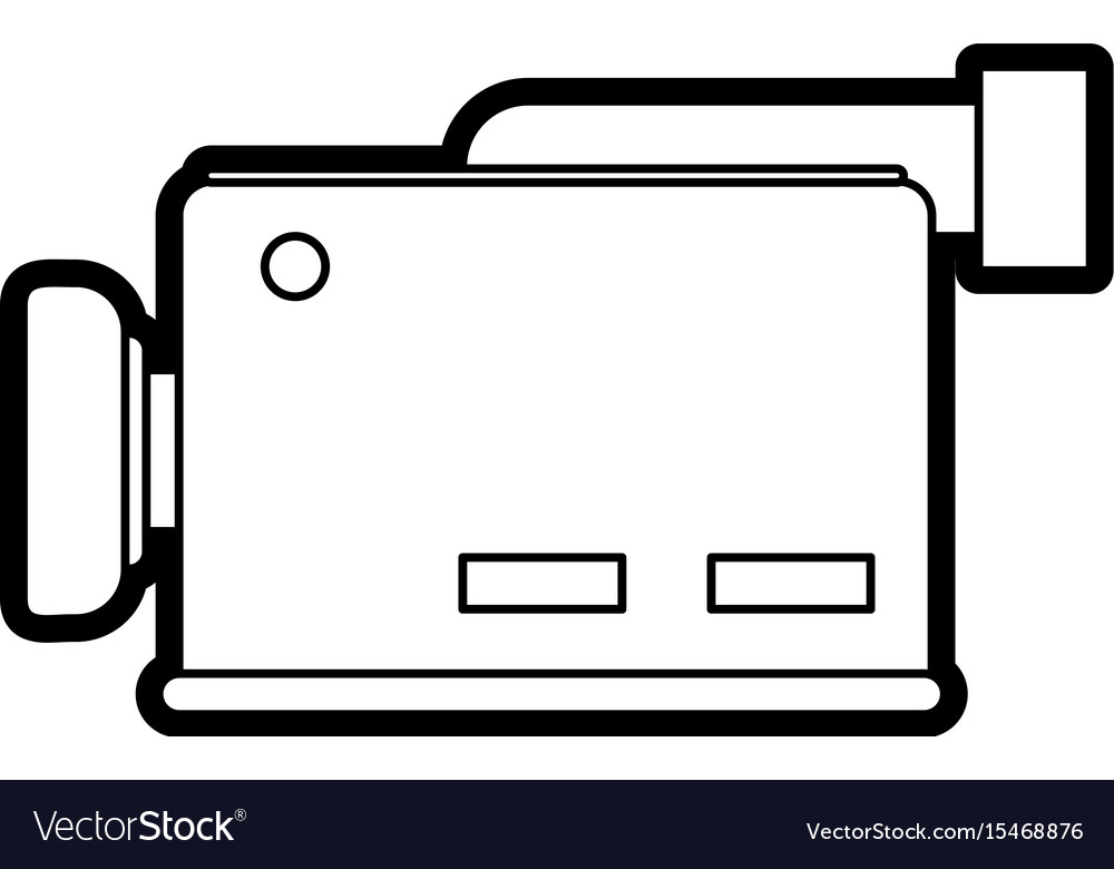 Video camera Royalty Free Vector Image - VectorStock