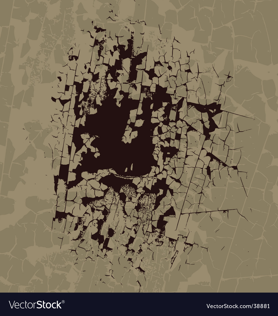 Broken surface texture Royalty Free Vector Image