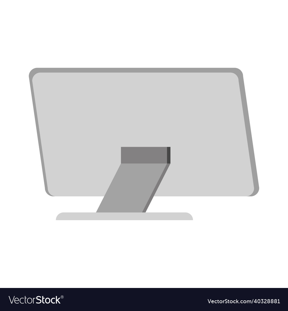 Computer monitor device Royalty Free Vector Image