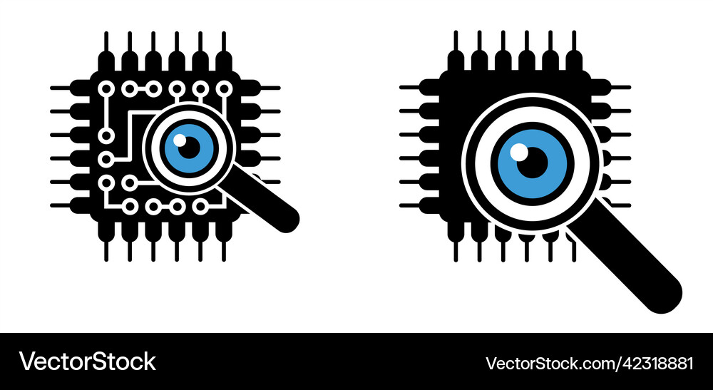 Keylogger cyber security icon or pictogram Vector Image