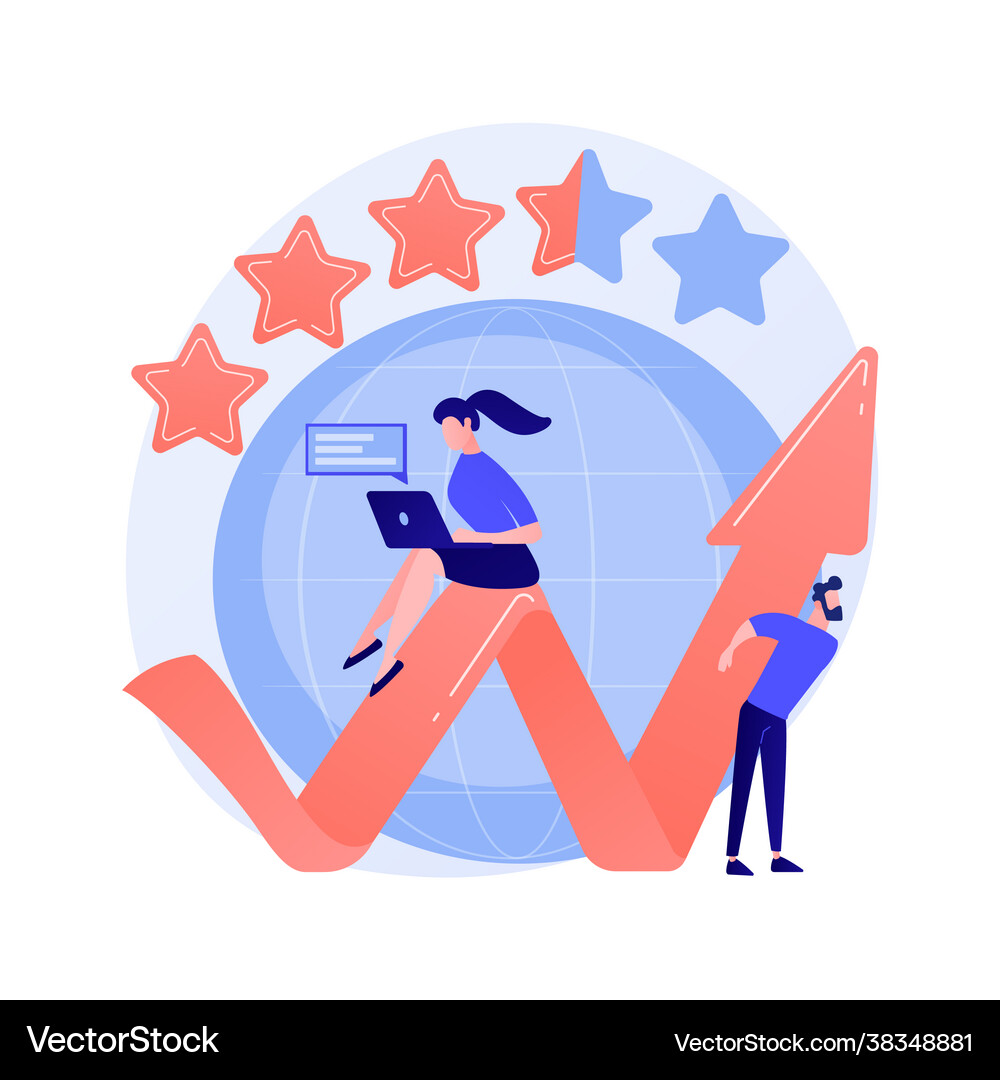 Reputation crisis management abstract concept Vector Image