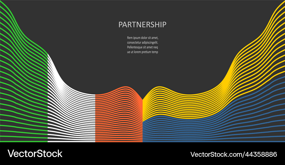 Concept of relationships between ireland Vector Image