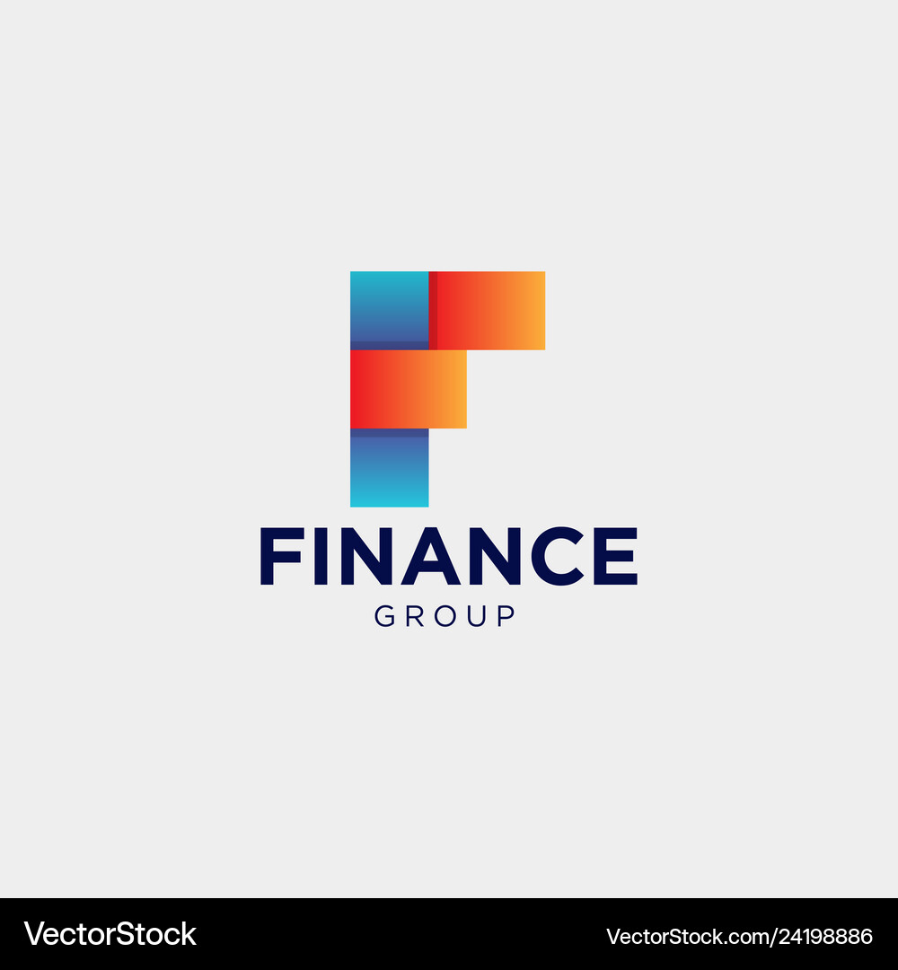 Finance & Business Logo Template Royalty Free Vector