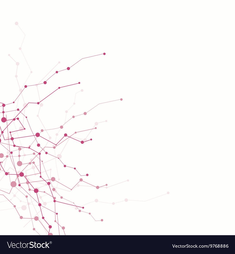 Molecular structure background Royalty Free Vector Image