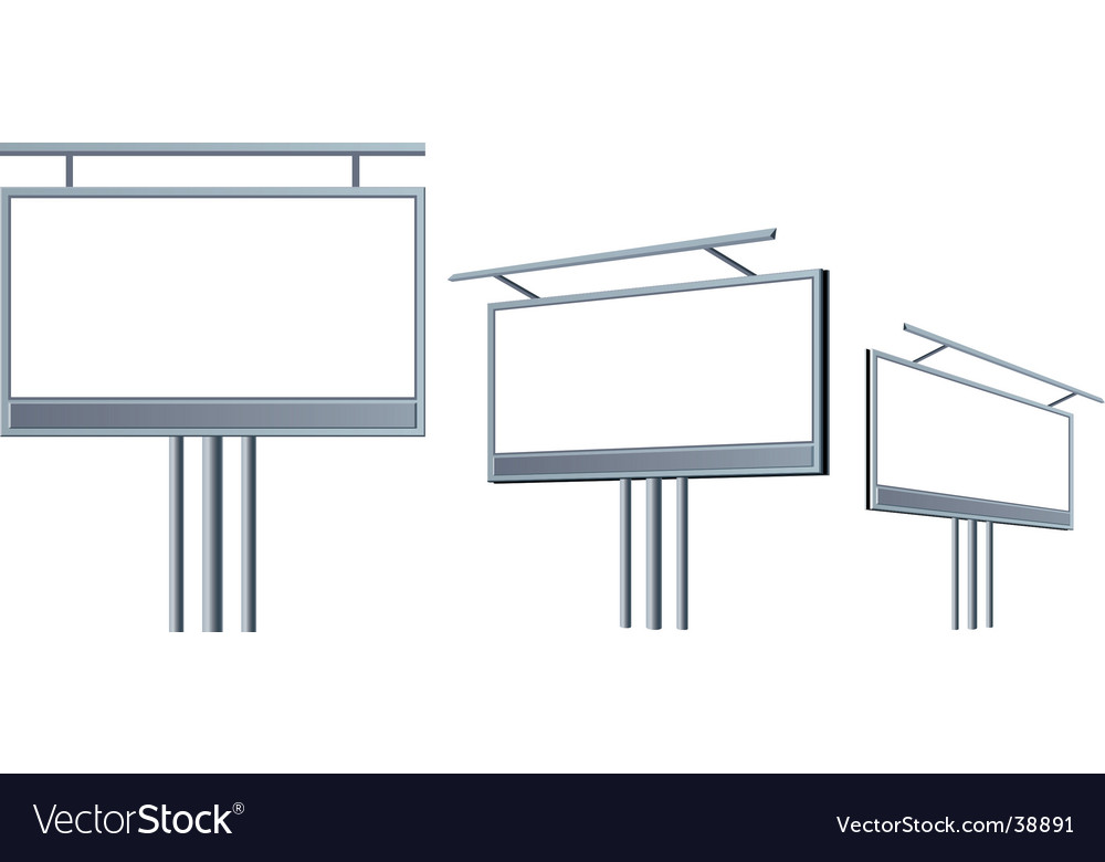 Billboard Royalty Free Vector Image - VectorStock