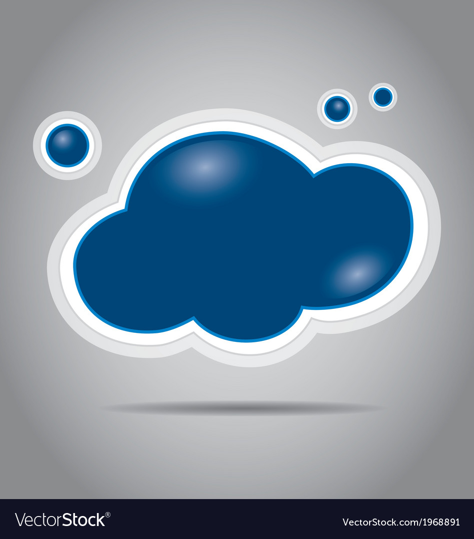 Cloud background Royalty Free Vector Image - VectorStock
