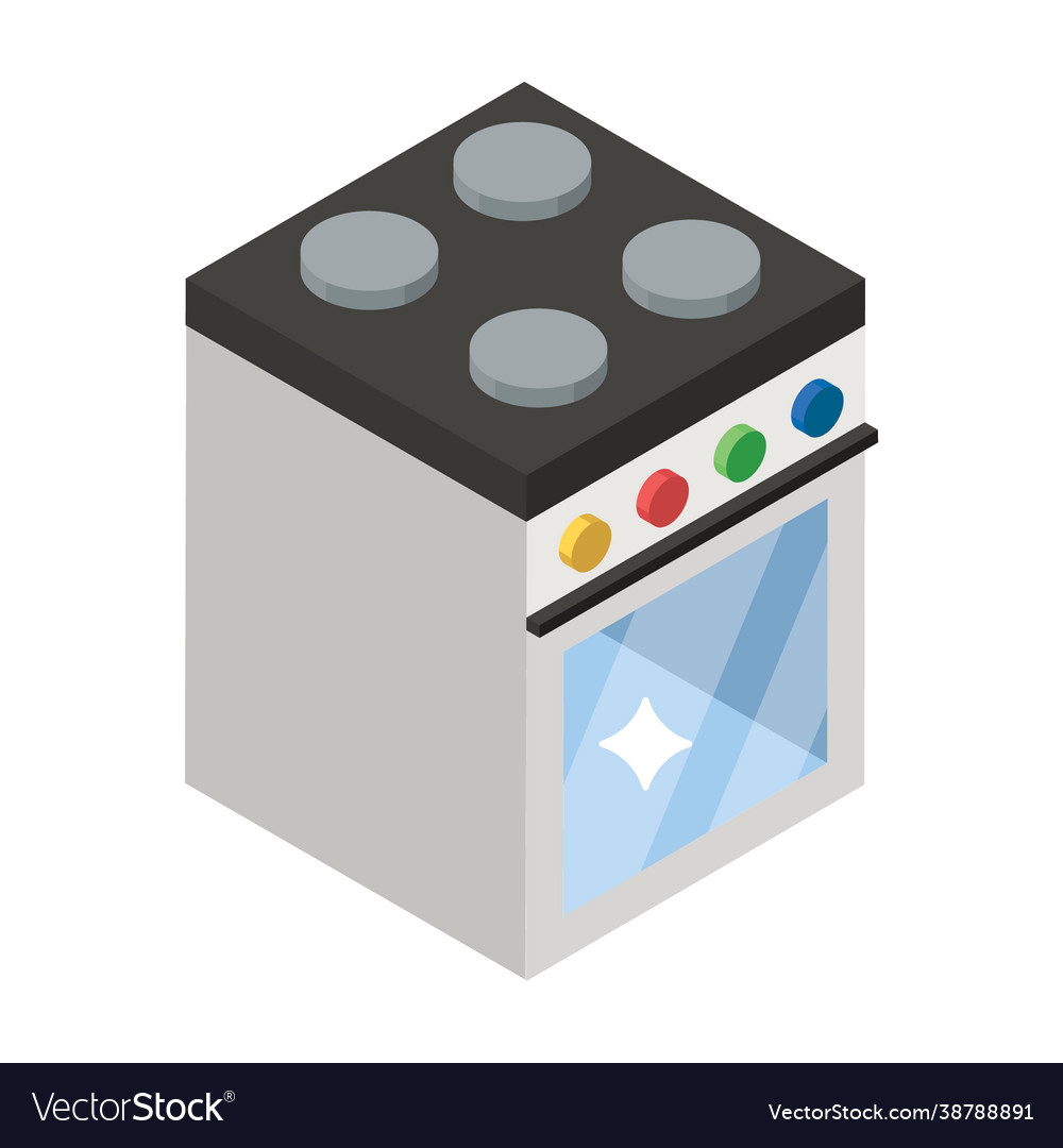 Cooking range Royalty Free Vector Image - VectorStock