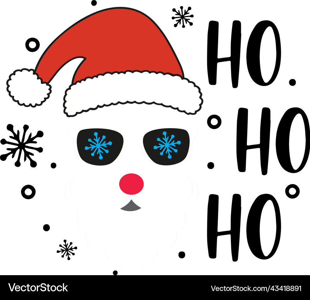 Ho santa Royalty Free Vector Image - VectorStock