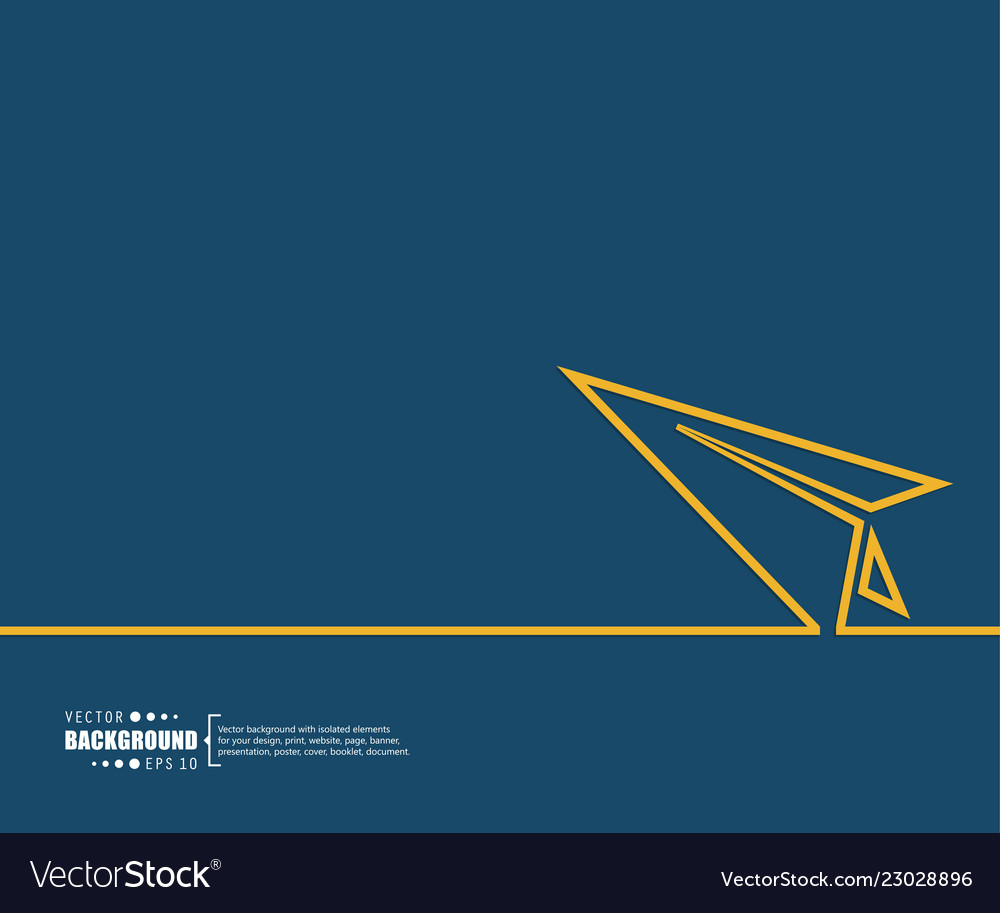 Abstract creative concept line draw Royalty Free Vector