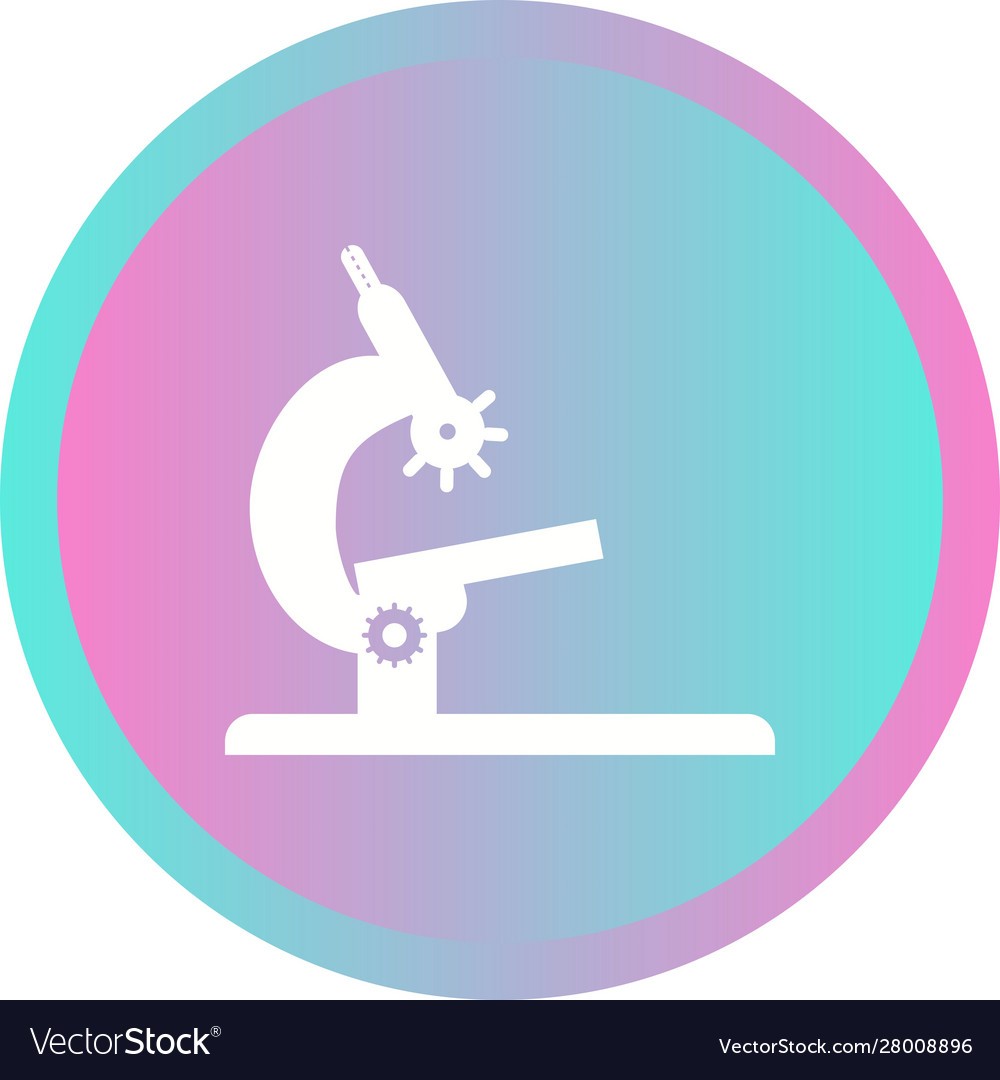 Beautiful microscope glyph icon Royalty Free Vector Image Beautiful microscope glyph icon Royalty Free Vector Image