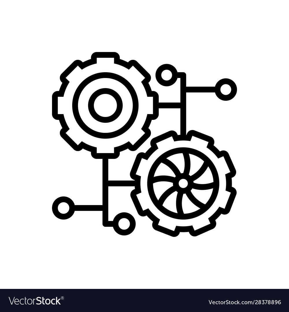 Connection process Royalty Free Vector Image - VectorStock