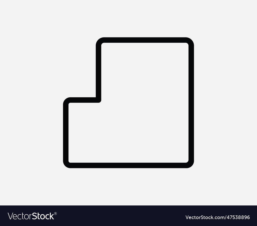 Enter key line icon computer keyboard input button Enter key line icon computer keyboard input button