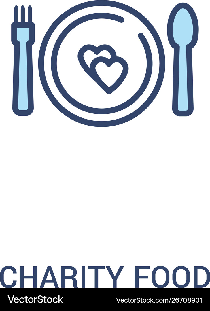 Food Charity Logo Vector Logo, Badge And Icon For Charity And