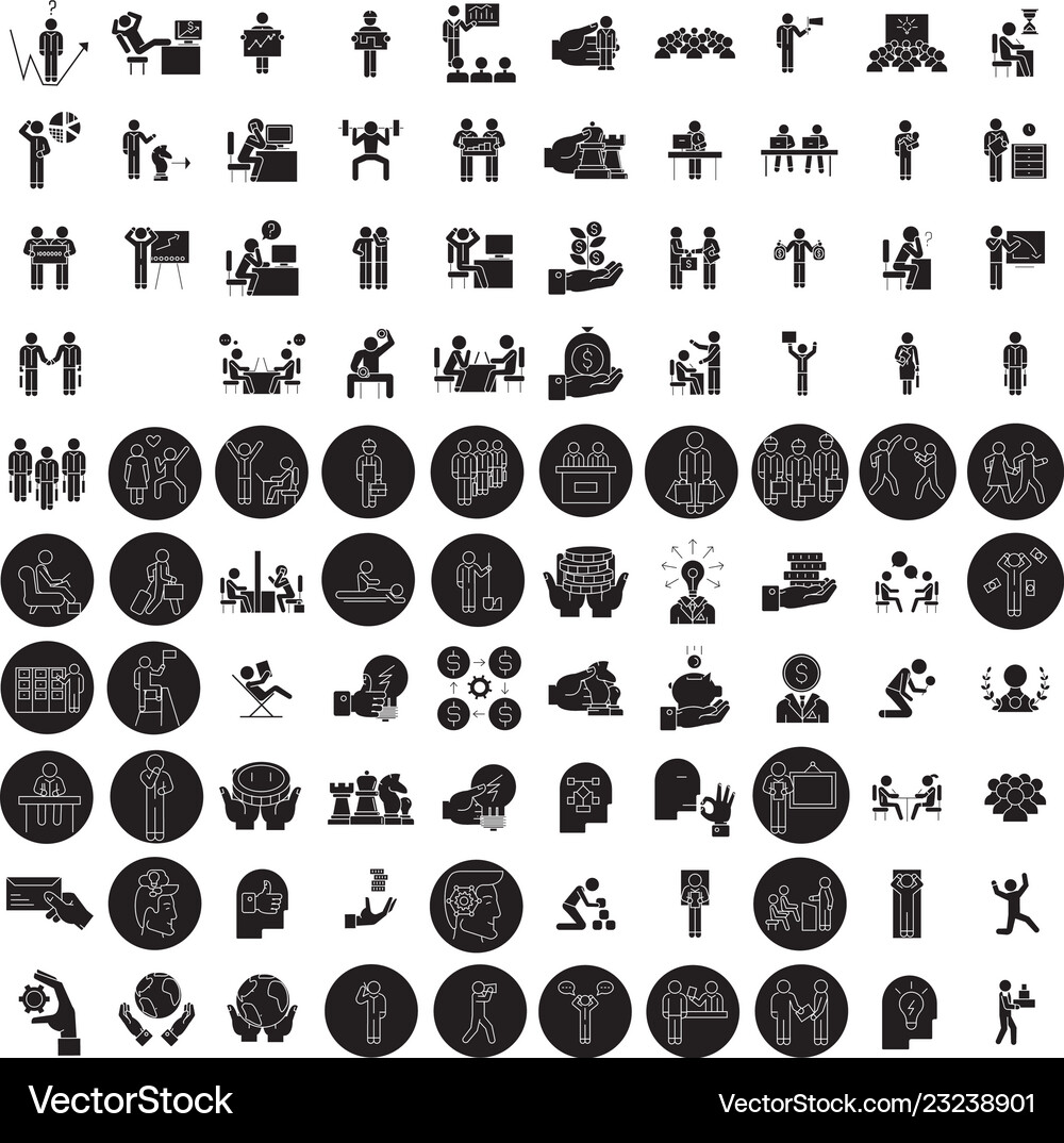 Cooperation people with graph black concept Vector Image