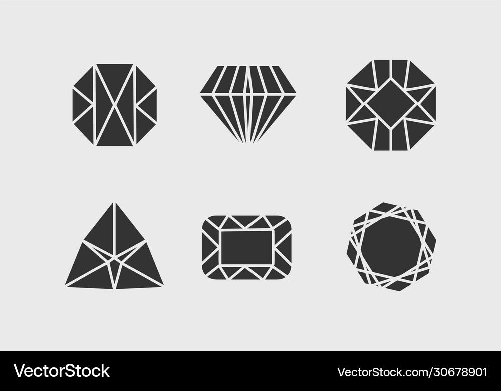 Diamond jewelry gifts Royalty Free Vector Image