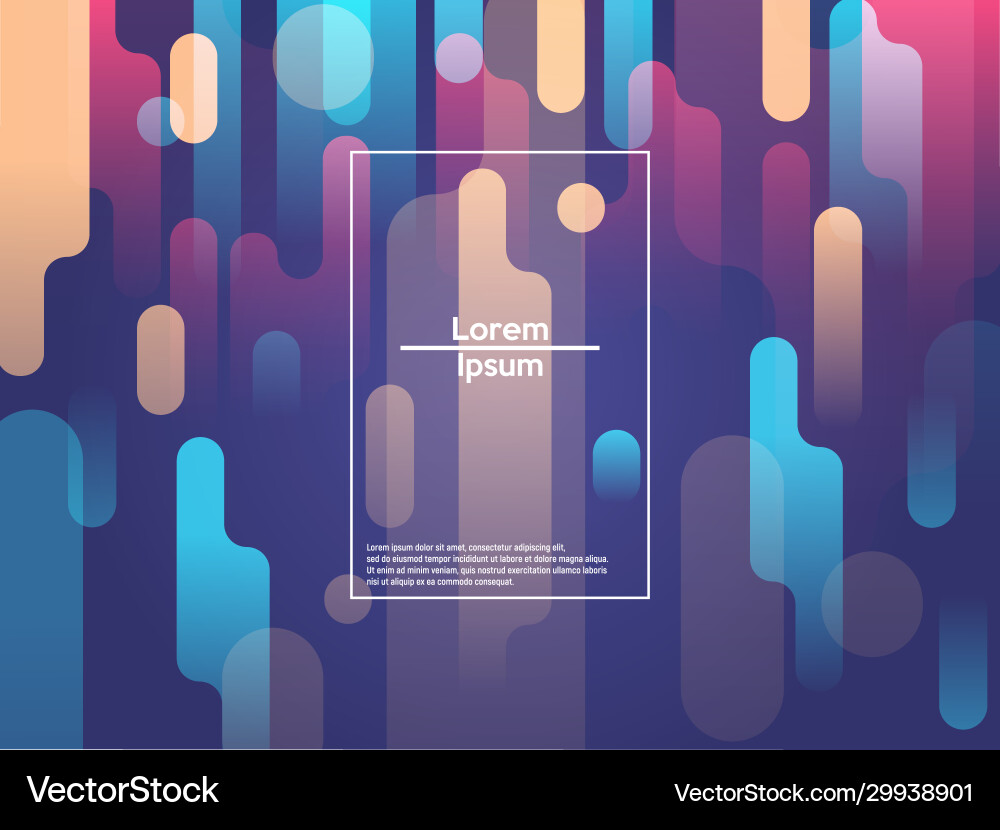 Modern style abstraction with composition made of Vector Image