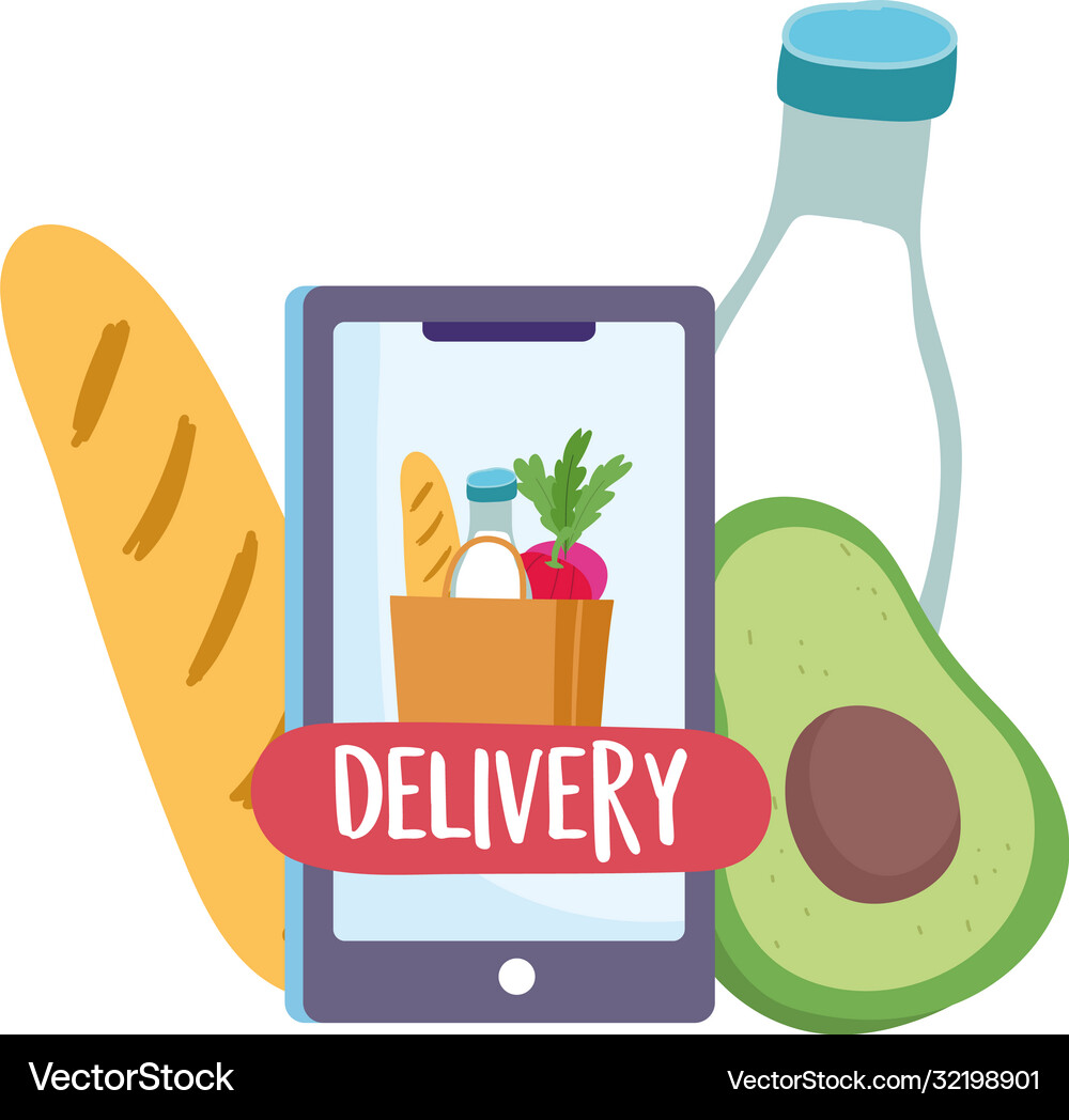 Safe delivery at home during coronavirus covid19 Vector Image