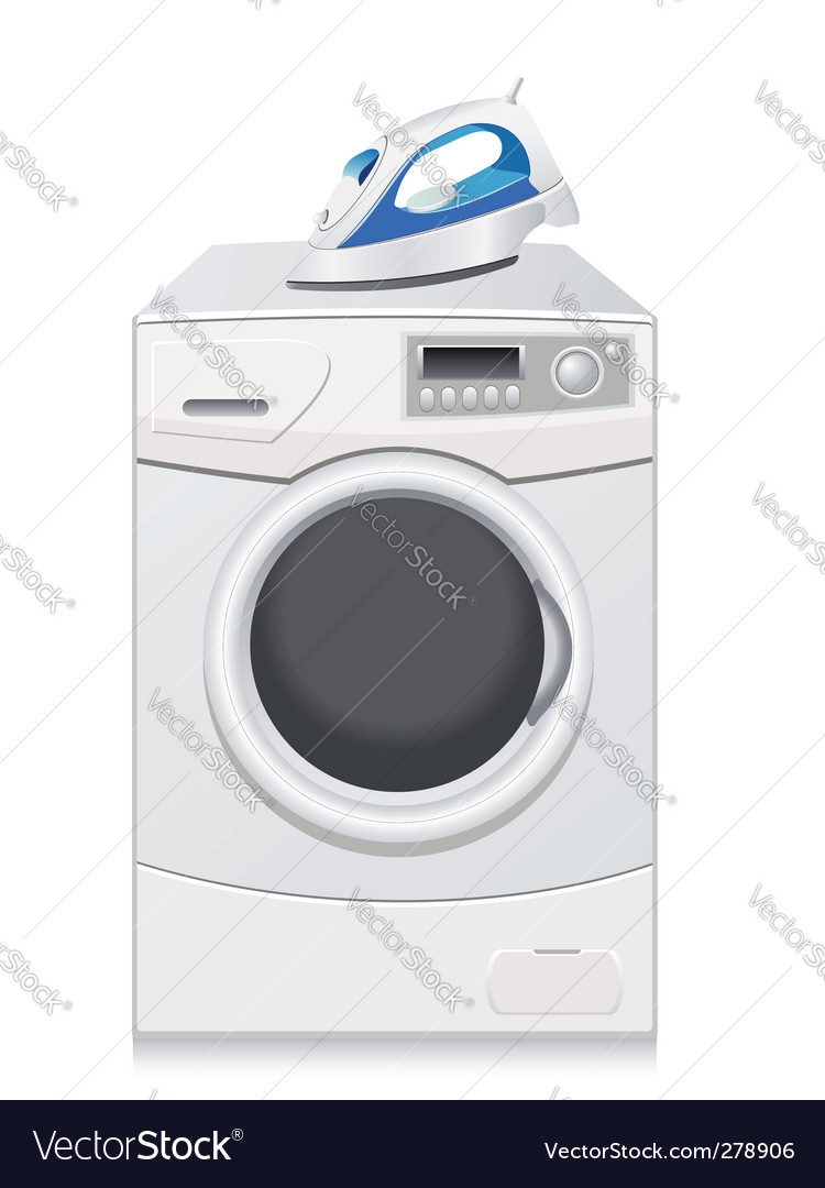 Washing machine Royalty Free Vector Image - VectorStock