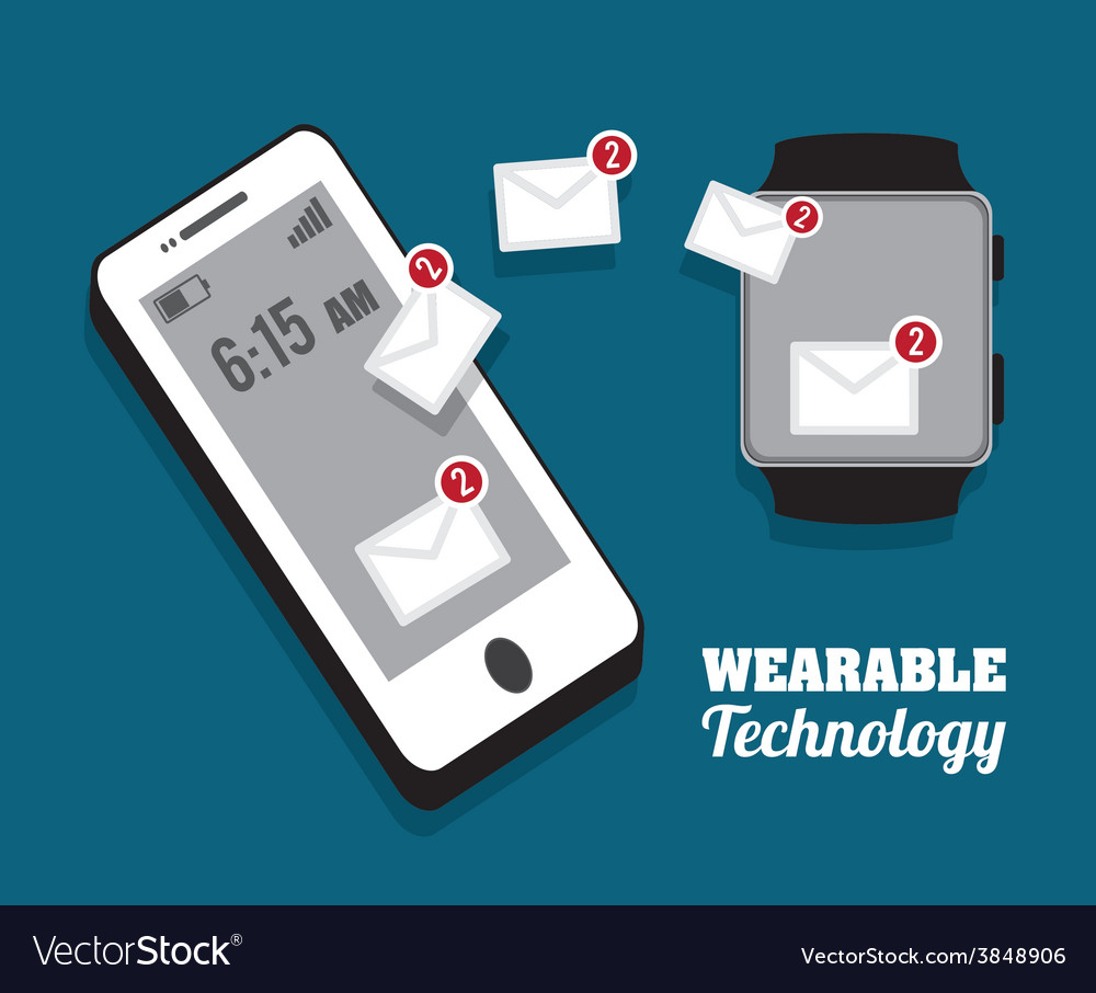 Wearable technology Royalty Free Vector Image - VectorStock