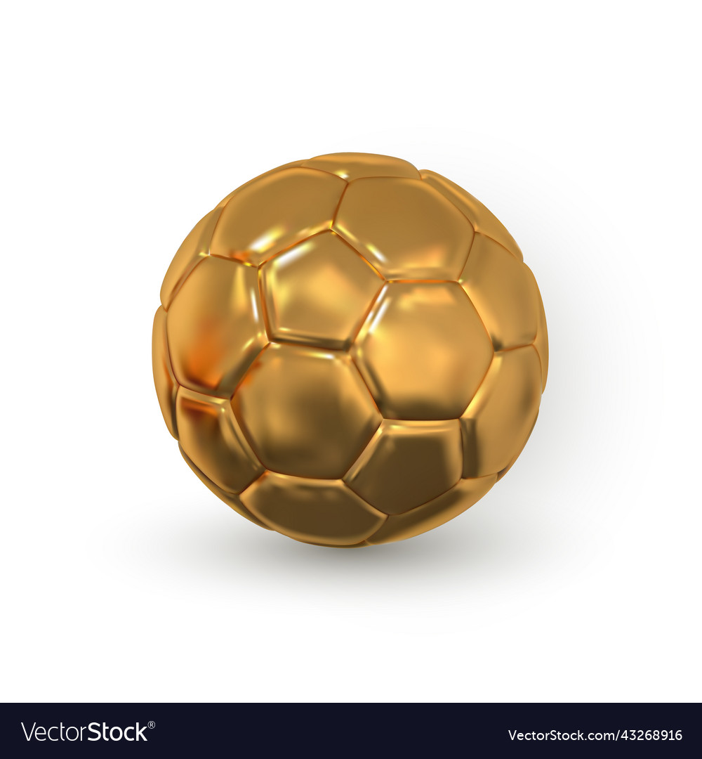 3d realistic golden soccer ball gold football ball 3d realistic golden soccer ball gold football ball