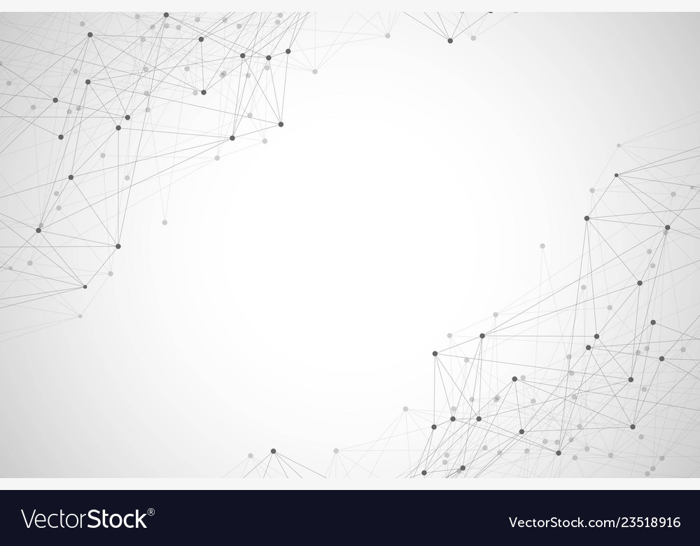 Networking connection concept abstract technology Vector Image
