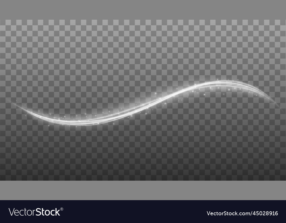 Shining lines magic light effect Royalty Free Vector Image