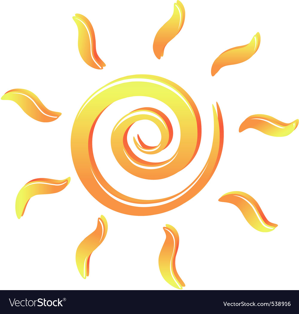Sun icon Royalty Free Vector Image - VectorStock