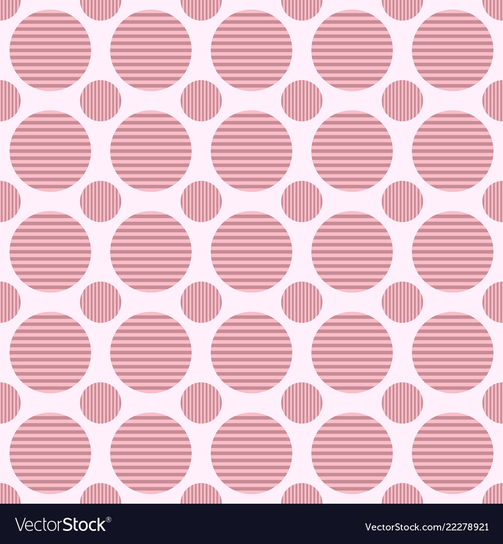 Abstract seamless circle pattern background Vector Image