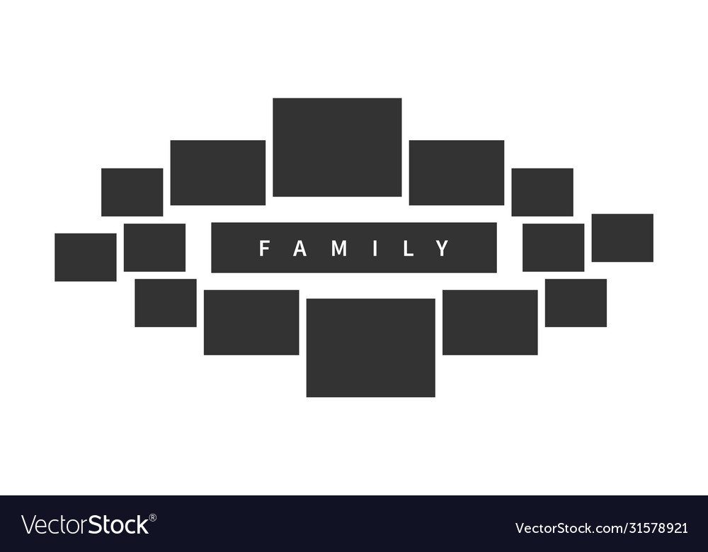 Collage template Royalty Free Vector Image - VectorStock