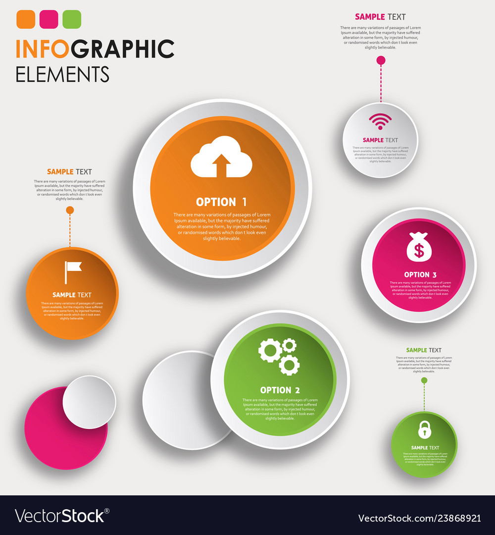 Creative infographics designs Royalty Free Vector Image