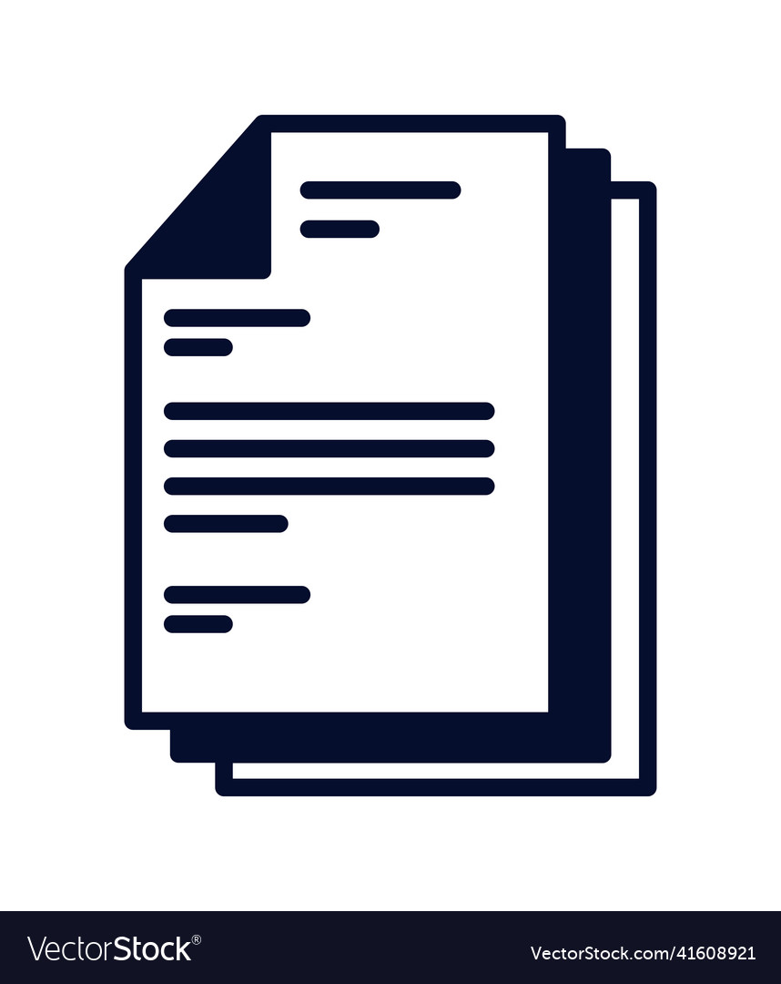 Document icon design Royalty Free Vector Image