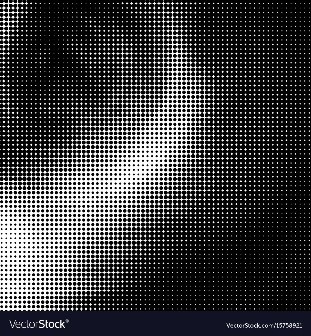Dot pattern halftone Royalty Free Vector Image