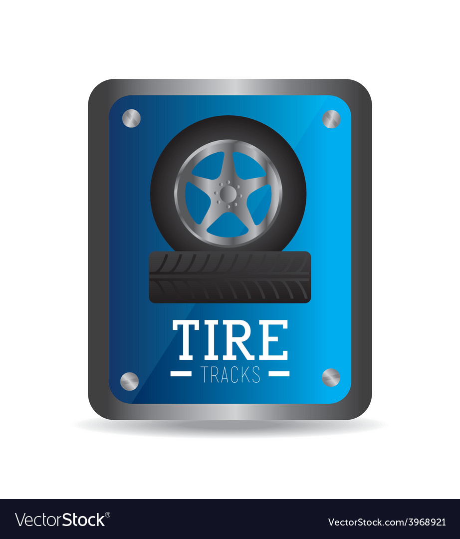 Tire design Royalty Free Vector Image - VectorStock
