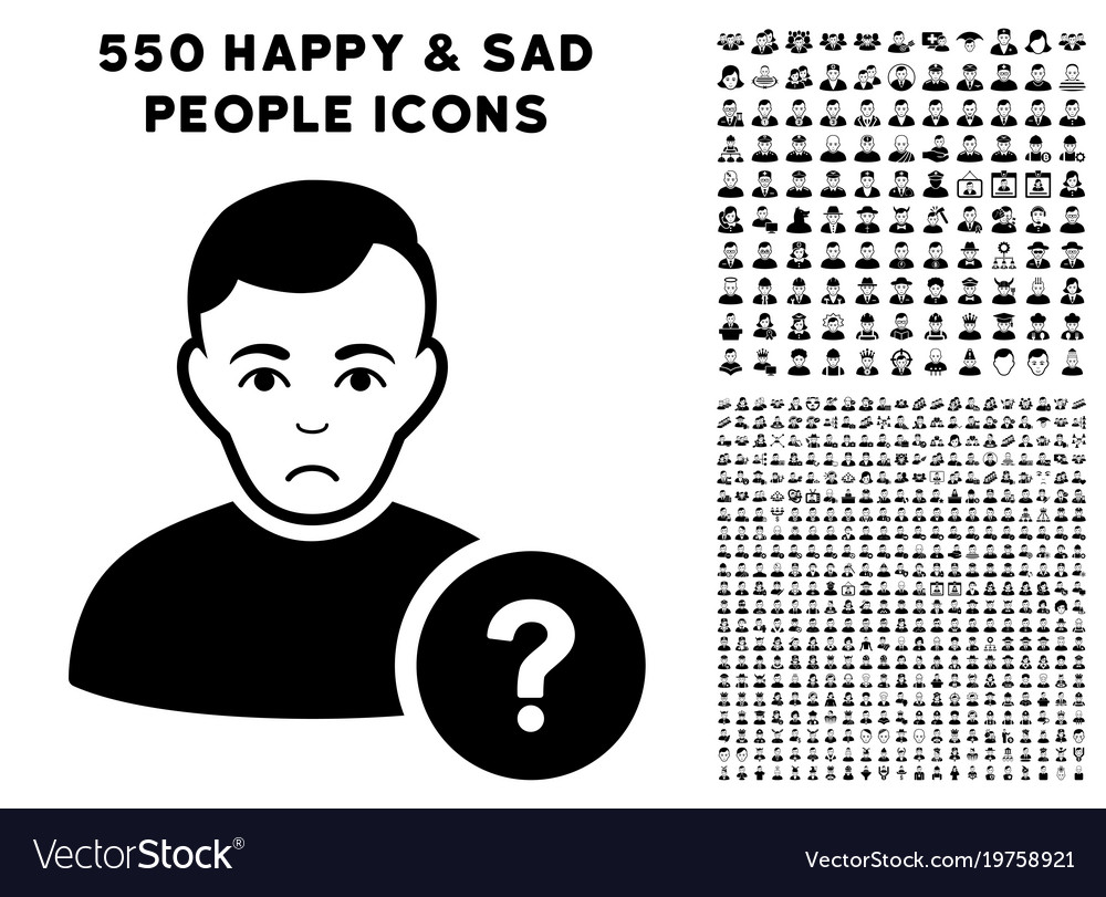 User question icon with bonus Royalty Free Vector Image