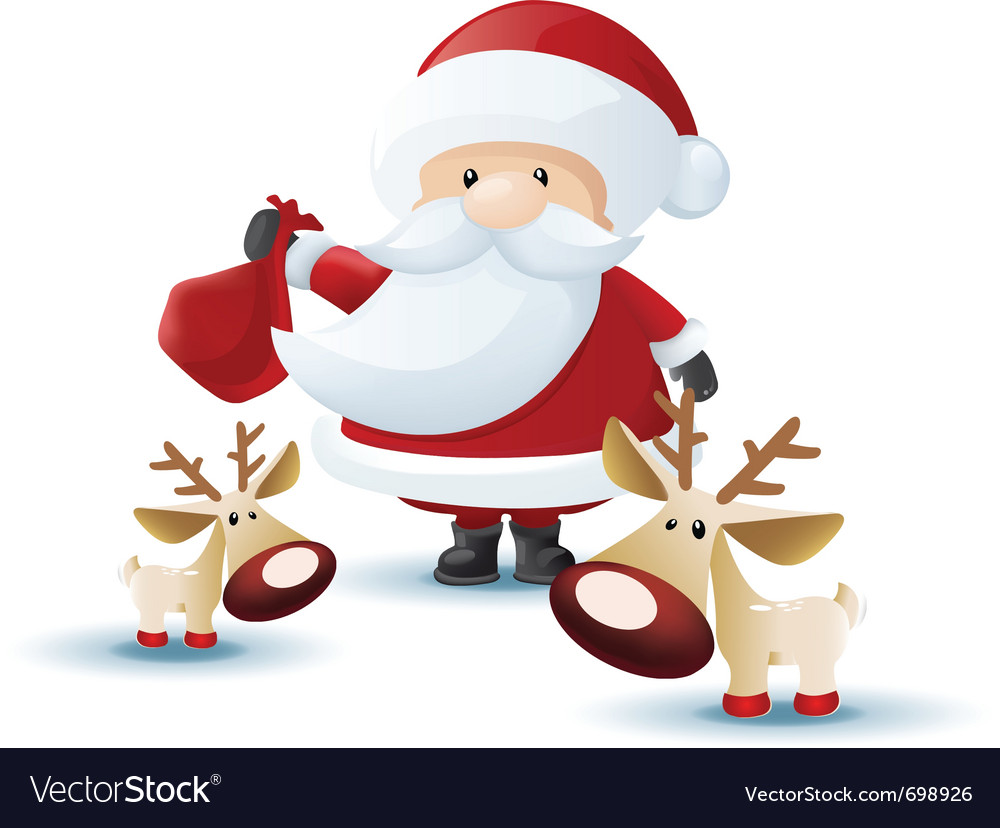 Santa Royalty Free Vector Image - VectorStock