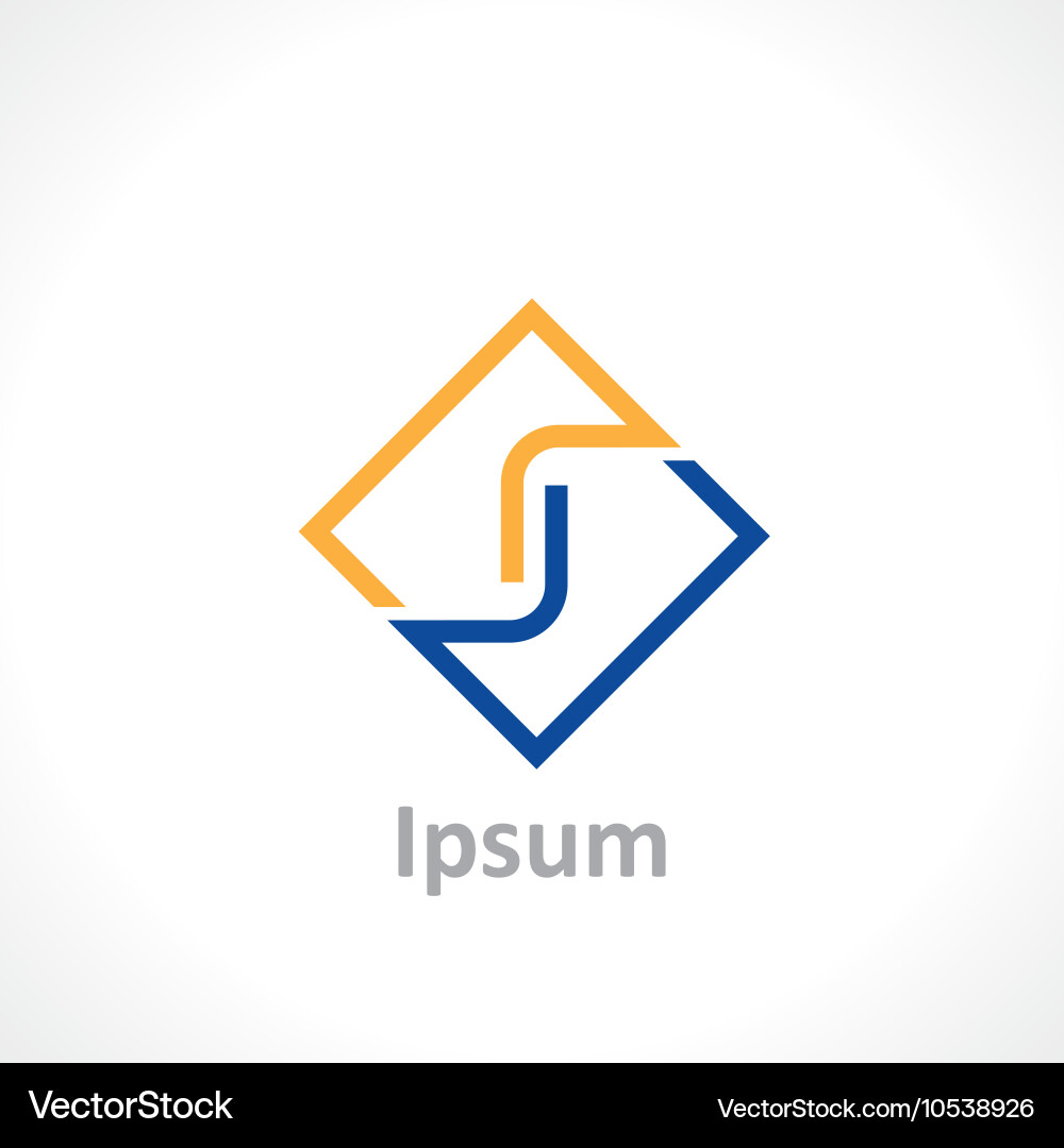 Symbol of letter s Royalty Free Vector Image - VectorStock